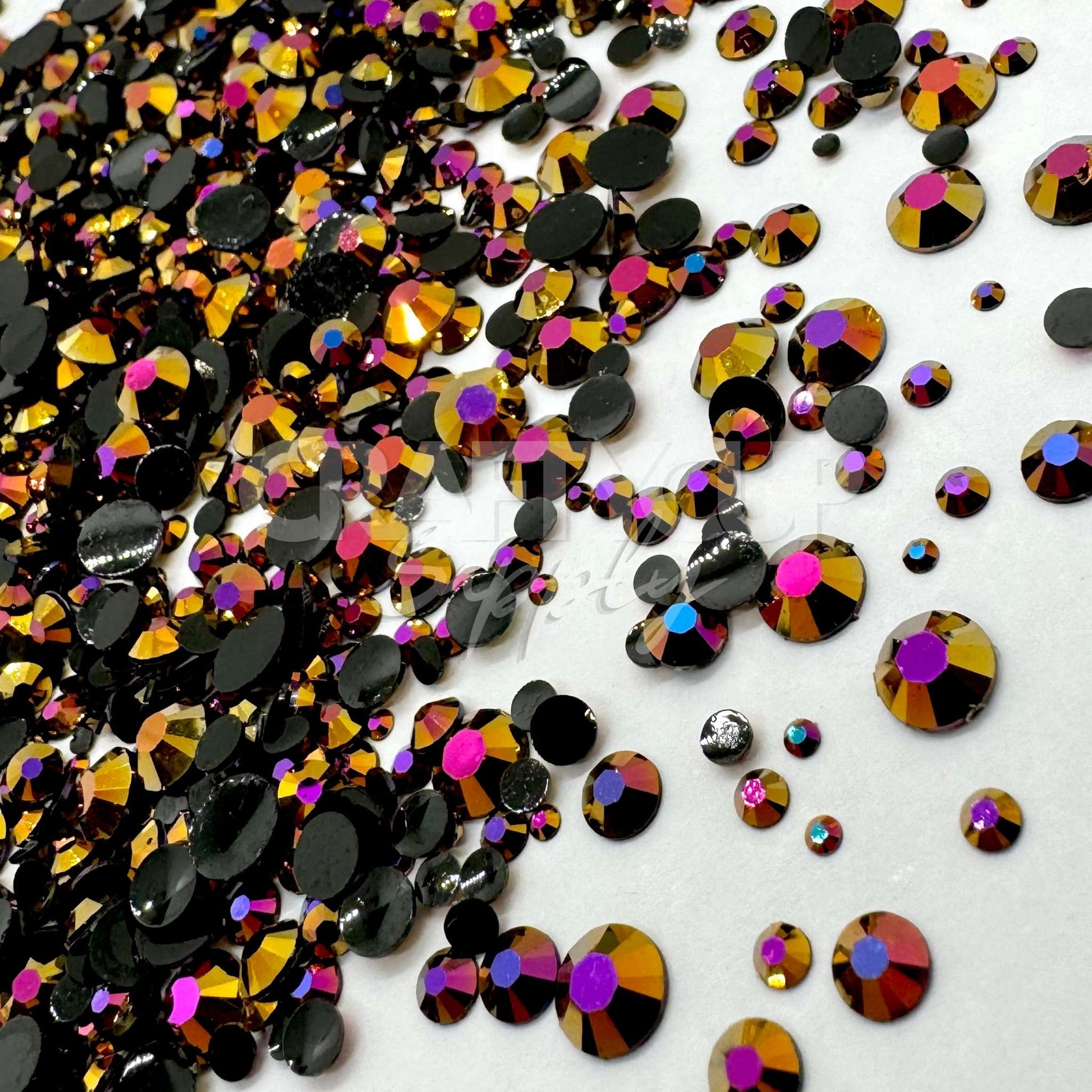 AB Rhinestone Scatter Mix | Jelly | Rose Gold | Wholesale Craft ...