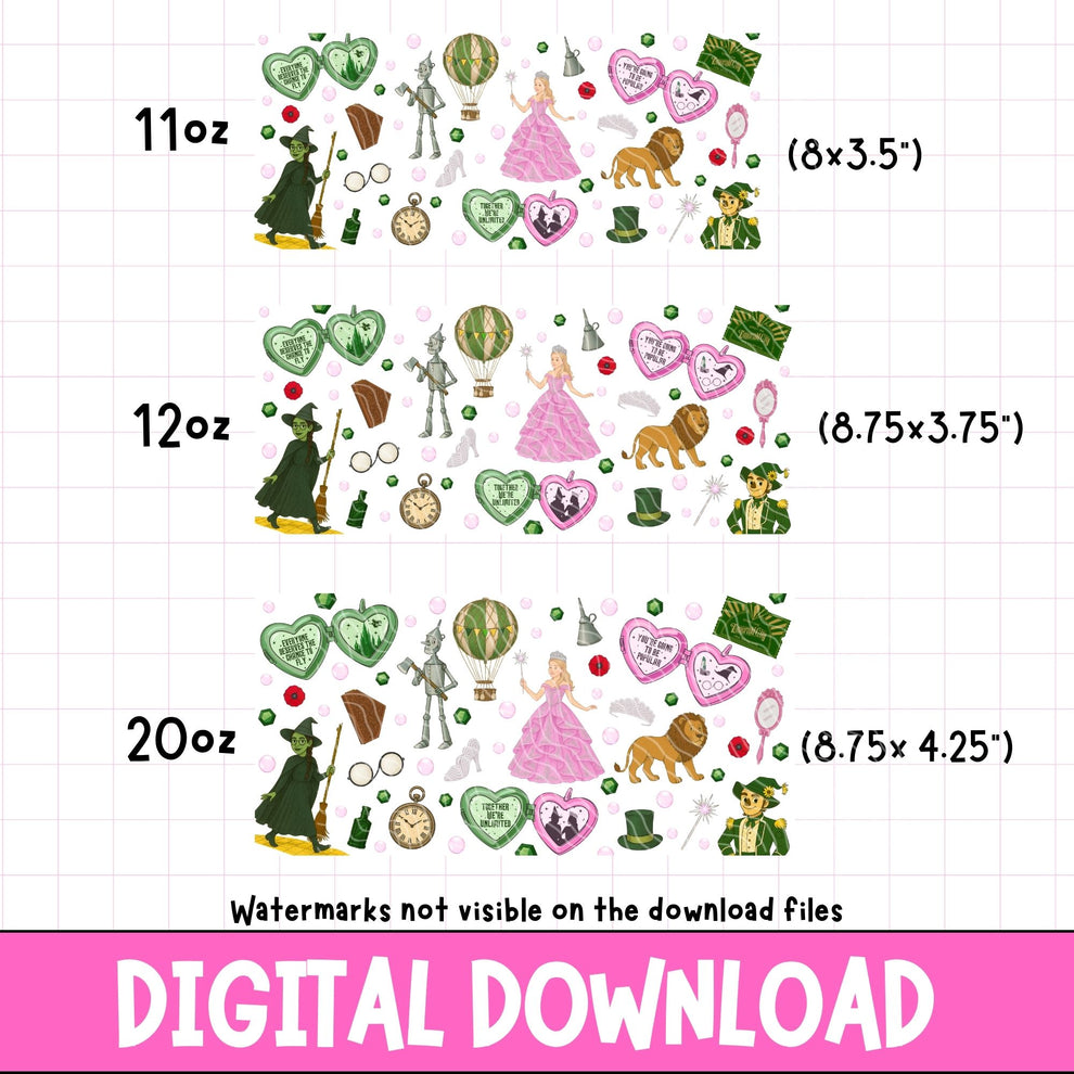 Enchanted Rivalry Wicked Design Digital Download Mug Wrap PNG ...